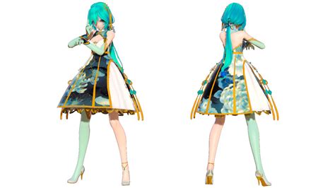 Model Dl Tda Chinese Bloom Miku By Elina On Deviantart