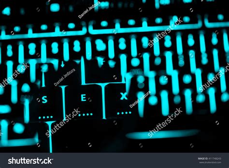 Sex Text On Illuminated Buttons Keyboard Stock Photo Shutterstock