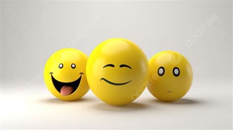 쾌활한 이모티콘의 흰색 배경 3d 렌더링 만화 미소 웃는 웃는 얼굴 배경 일러스트 및 사진 무료 다운로드 Pngtree