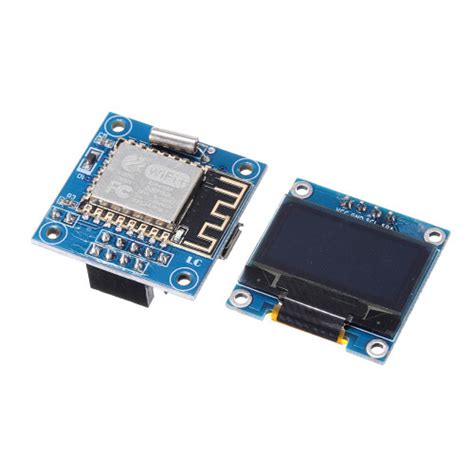Esp8266 096 Inch Oled Display Wifi Clock Module Ssd1306 Esp 12f Usb 5v Power Supply On Onbuy