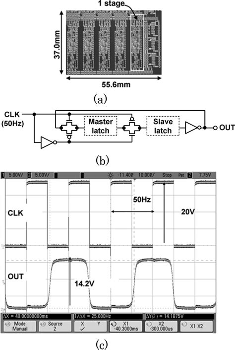 Pseudo Cmos Based Frequency Divider A Photograph B Schematic C Download Scientific