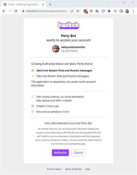 Twitch Authentication With Python