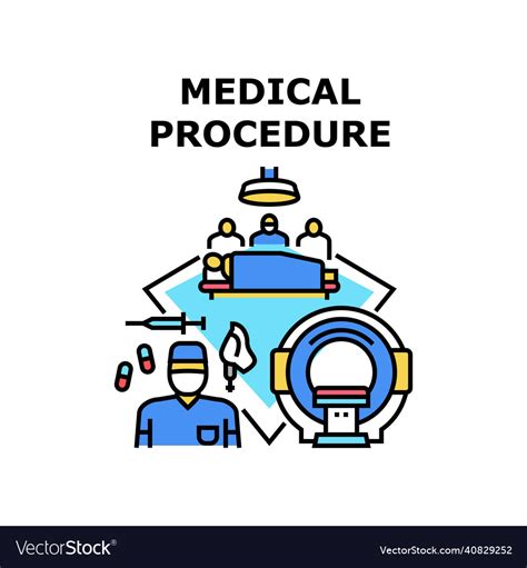 Medical Procedure Icon Royalty Free Vector Image