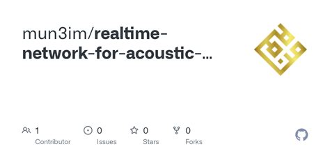 Github Mun3imrealtime Network For Acoustic Monitoring