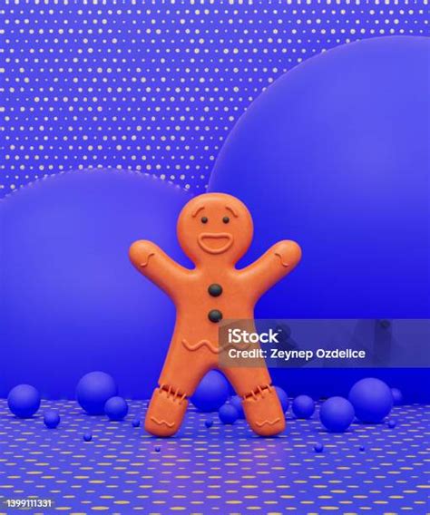 보라색 배경의 오렌지 쿠키 인형 장난감 어린이 놀이터 개체 3d 렌더링 0명에 대한 스톡 사진 및 기타 이미지 0명 가축 게임 방 Istock