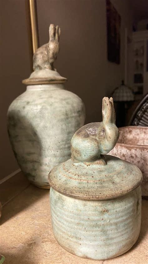 Pin By Melanie Bradley On Mccarty Pottery Canister Sets Pottery Display Mccarty Pottery
