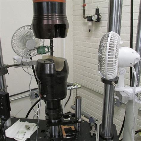 Set Up For Quasi Static And Fatigue Testing Download Scientific Diagram