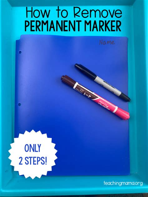 How To Remove Permanent Marker In The Classroom Teaching Mama