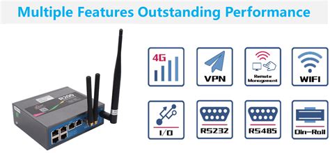 Buy Wholesale China Yifan R200 Industrial Dual Sim 4g Lte Cat6 Router Dual Band Wifi Support