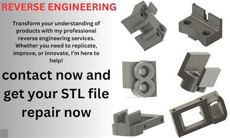 Do Reverse Engineering 3d Scan To Card Model Fixed Mesh Obj Stl File