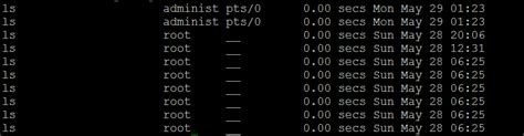 Lastcomm Command Monitor User Activity Previously Executed Commands