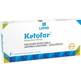 Ketofar Solución Inyectable Infomerc Vademécum Farmacéutico Bolivia