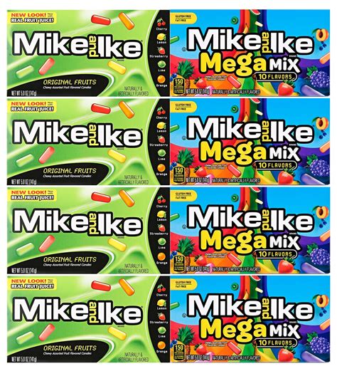 Set Of 8 Mike And Ike Chewy Assorted Fruit Flavored Desertcart Oman