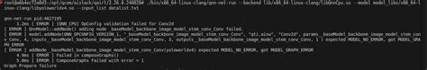 failed to run qnn model on linux x86 andand 8295