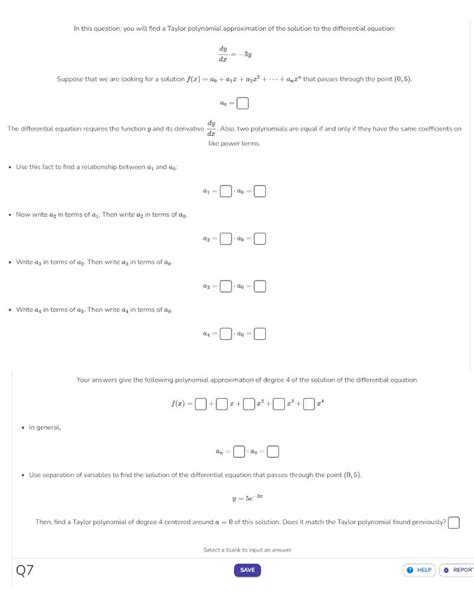 Solved In This Question You Will Find A Taylor Polynomial