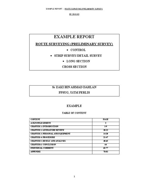 Example Report Engineering Pdf