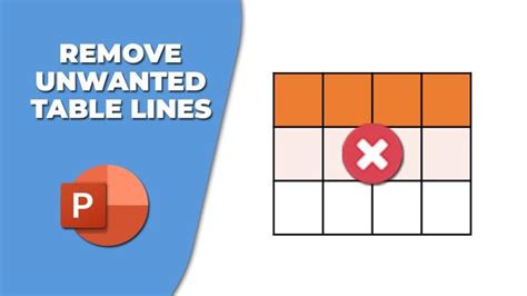 shapon shekh on linkedin how to remove unwanted table lines in powerpoint
