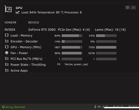 Gpu Power Throttling General Support Unraid