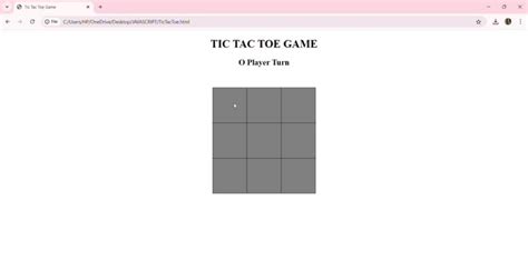 Created A Tic Tac Toe Game Using Html Css And Javascript Parth Agarwal Posted On The Topic