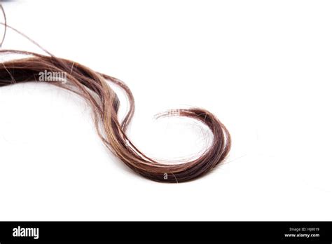 Lock Of Hair Stock Photo Alamy