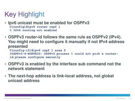 Ppt Configuring Ospfv3 Powerpoint Presentation Free Download Id