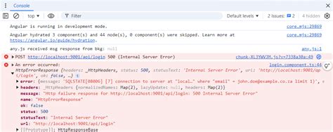 Logging Into An Angular App From Windows 11 In A Docker Container Running Postgresql Gives