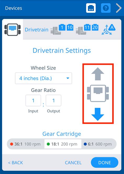 Configuring A 4 Motor Drivetrain In VEXcode V5 VEX Library
