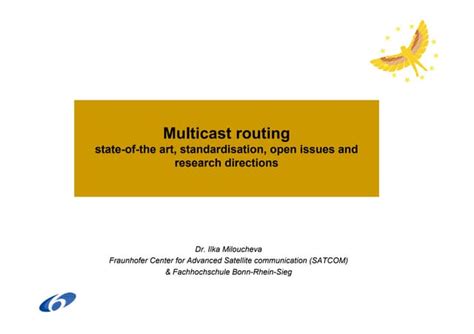 Ppt Multicast Routing Pdf Computer Networking Computing