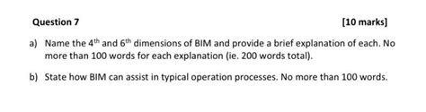 Solved Question 7 10 Marks A Name The 4th And 6th