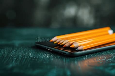 Modern Learning Environment Pencils Tablets Comfortable Chairs And Tech Savvy Education A