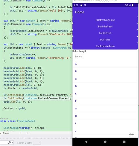 Fix Refresh On Pull With Listview · Issue 4196 · Dotnetmaui · Github