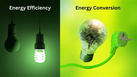 energy conversion vs energy efficiency their differences and relevance