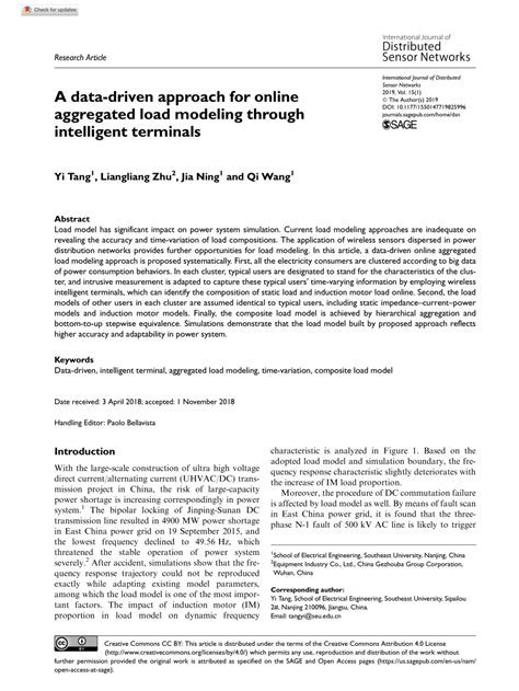 pdf a data driven approach for online aggregated load modeling