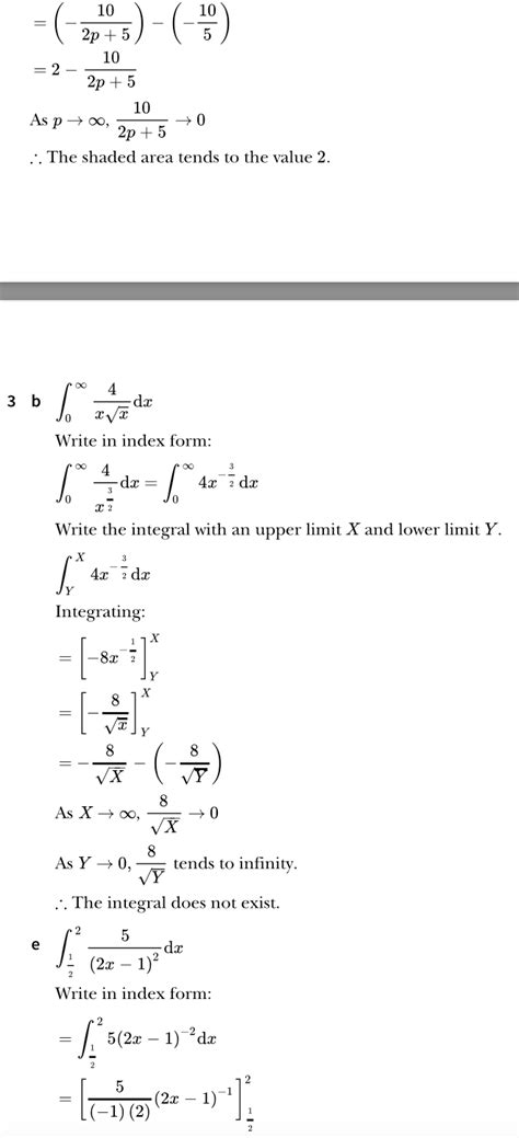 9709 P1 Integration Exercise 8 Worked Solutions Maths With David