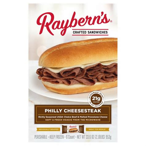 Rayberns Philly Cheesesteak Sandwich Same Day Delivery Costco