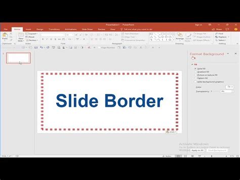 Basi Powerpoint Border