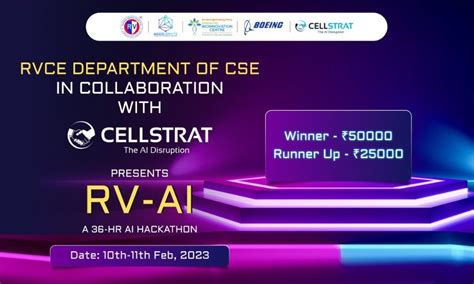 Presenting Rv Ai Hackathon On 1011 Feb 23 At Rv College Of Engg