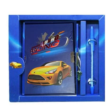 Блокнот для записей детский Машина с замком и ручкой, ежедневник ...