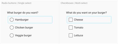 Ui Cheat Sheet Radio Buttons Checkboxes And Other Selectors By