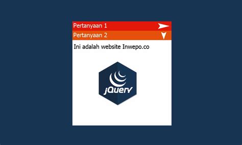 Cara Membuat Tampilan Website Tanya Jawab FAQ Dengan JQuery Inwepo