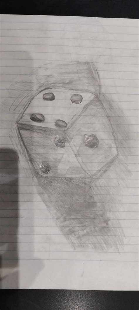 Dice Pencil Drawing