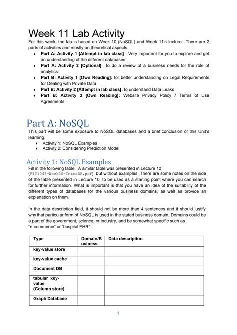 Week 11 Lab Activity Babe Version Week 11 Lab Activity For This Week The Lab Is Based On