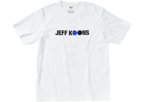 Uniqlo X Jeff Koons Ut Graphic T Shirt White Blue Mens Fw21 Us