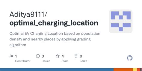 Github Aditya9111optimalcharginglocation Optimal Ev Charging Location Based On Population