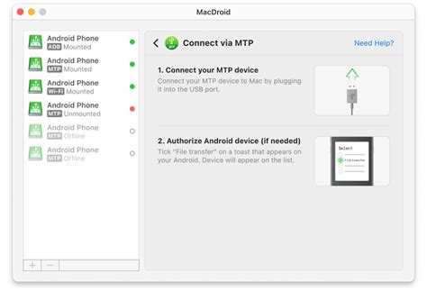Mac Not Recognising Android MacDroid