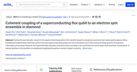 Coherent Coupling Of A Superconducting Flux Qubit To An Electron Spin