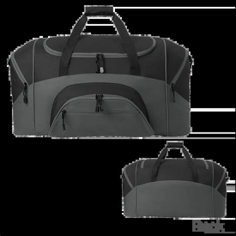 Custom Decorated Colorblock Sport Duffel Sportdecals