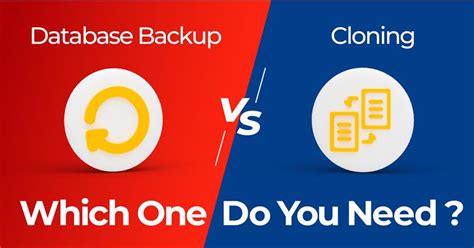 Database Backup Vs Cloning Which One Do You Need
