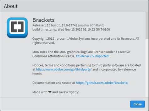 Update The Patch Version Not The Minor Version Issue Adobe Brackets GitHub