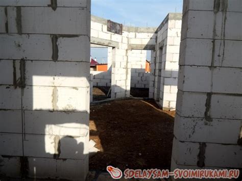 Строительство дома из газоблоков своими руками Сделай сам своими руками